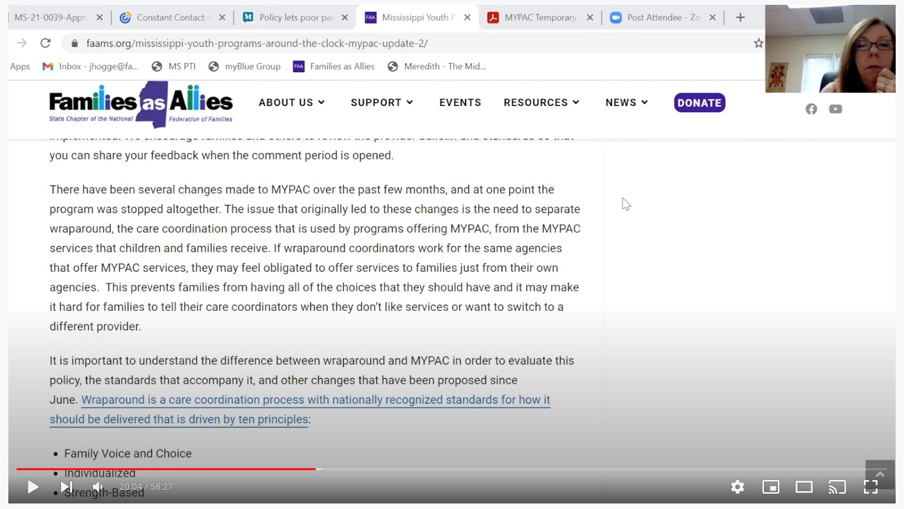 Video: MYPAC and Wraparound in Mississippi - Families as Allies