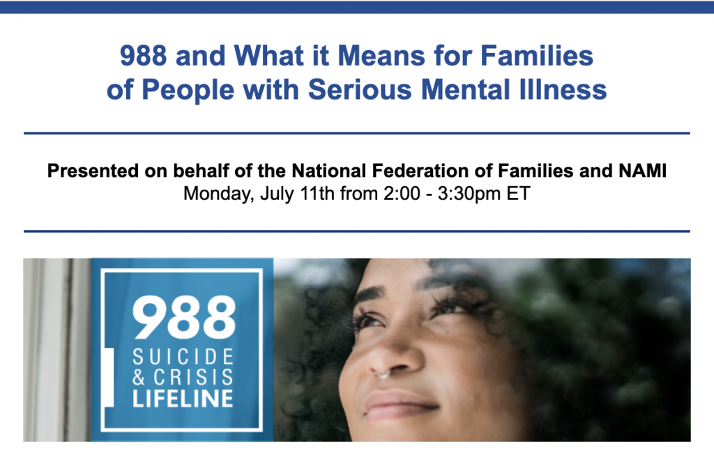 988 and What it means for Families of People with Serious Mental ...