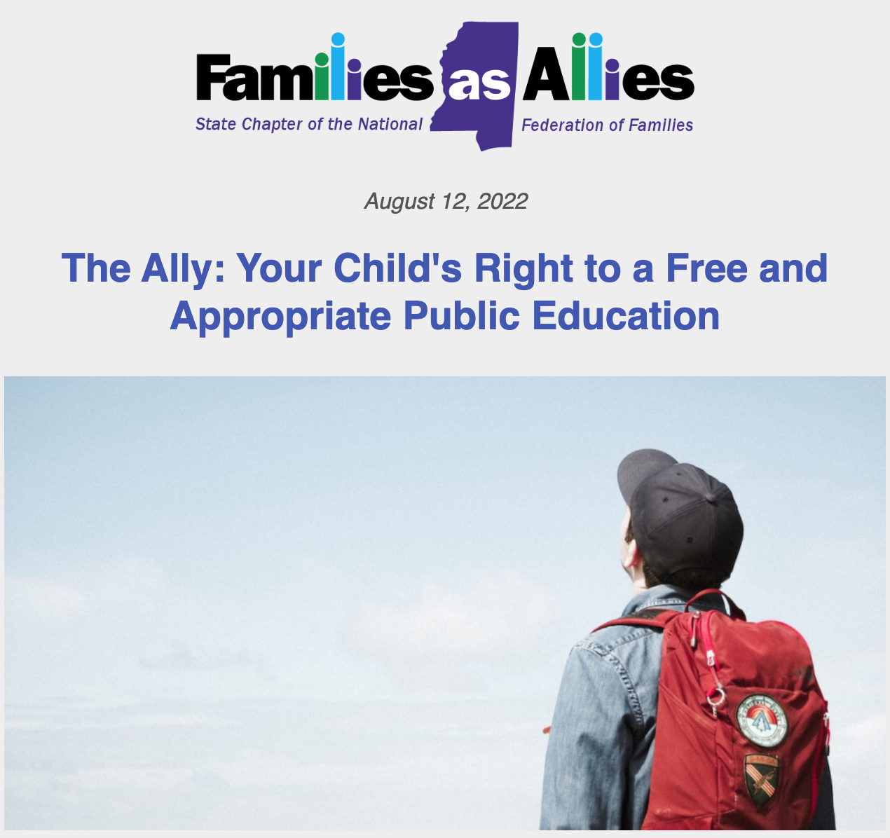 Newsletters - Families as Allies