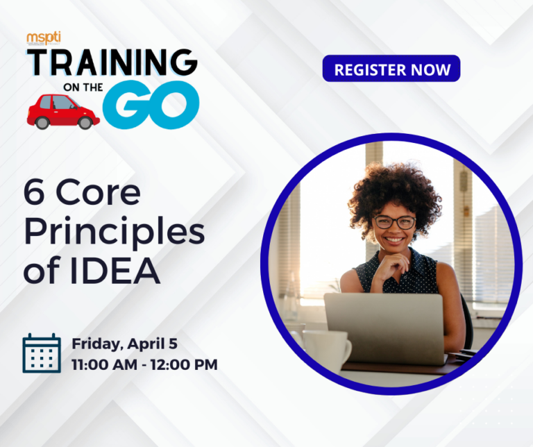 6 Core Principals of IDEA - Apr. 5