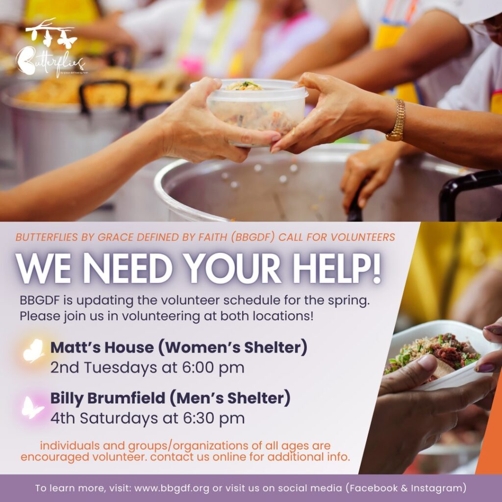 Volunteers Needed: Matt house & Billy Brumfield - Apr. 27