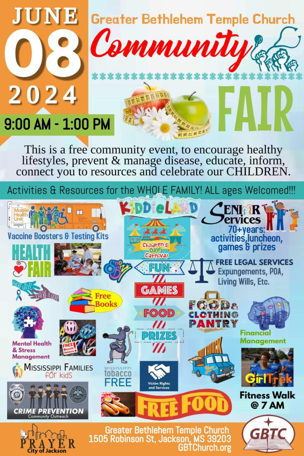 Greater Bethlehem Temple 3rd annual Community Fair - Families as Allies