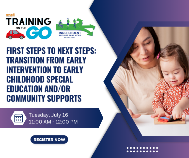 First Steps to Next Steps: Transition from Early Intervention to Early ...