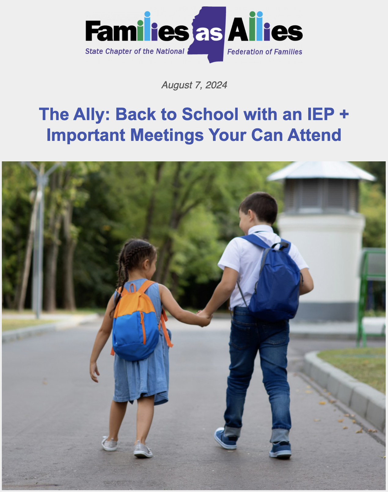 Newsletters - Families as Allies