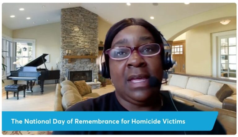 Recognizing National Day of Remembrance for Homicide Victims