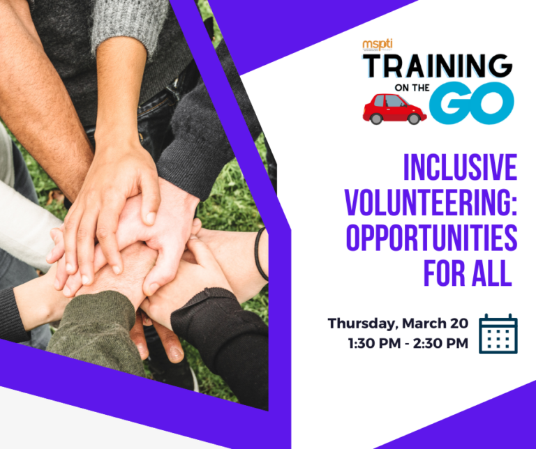 Inclusive Volunteering: Opportunities for All - Mar. 20