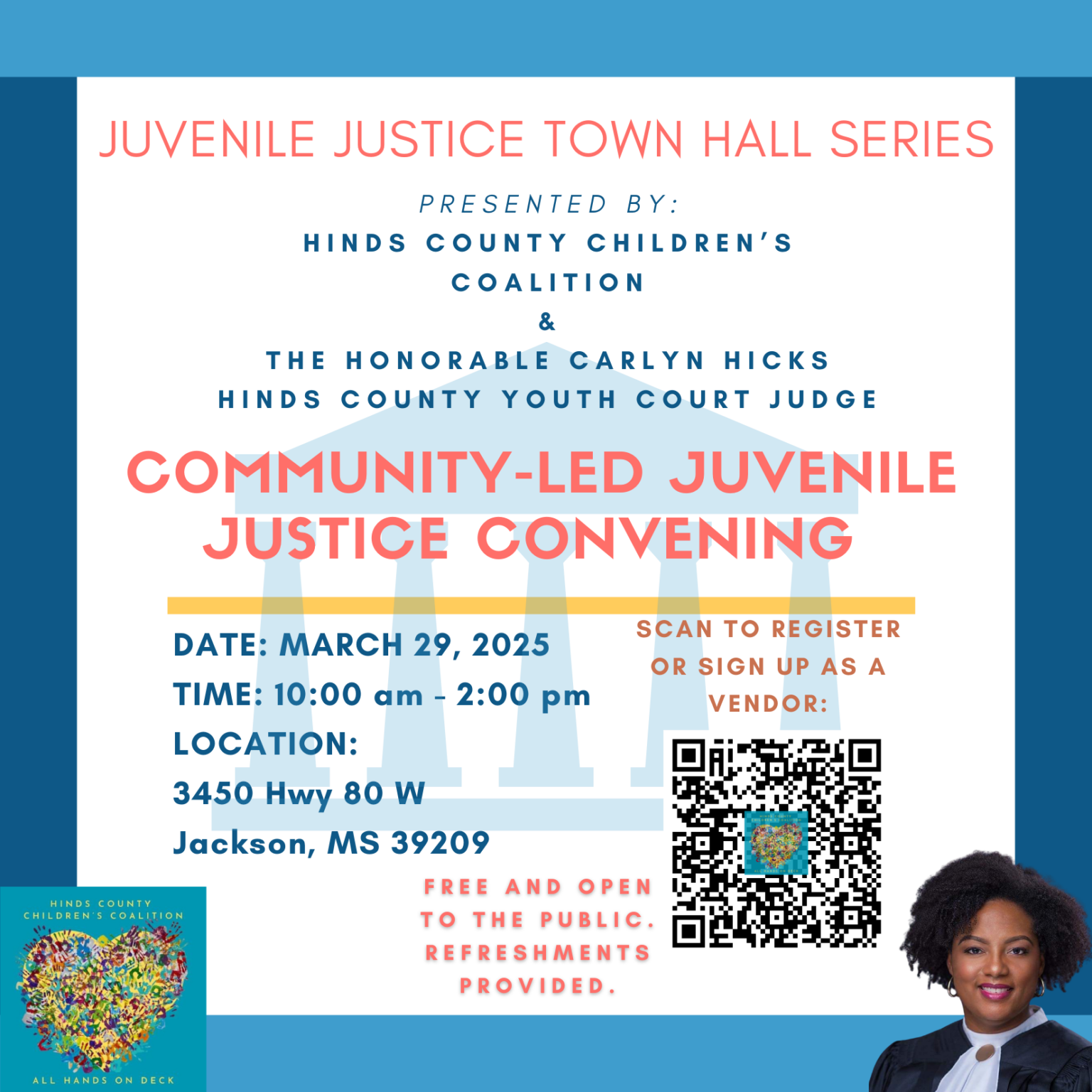 Community-Led Juvenile Justice Convening - Mar. 29
