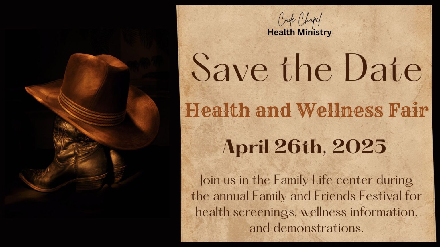 Events from September 13, 2019 – March 6, 2020 – Families as Allies