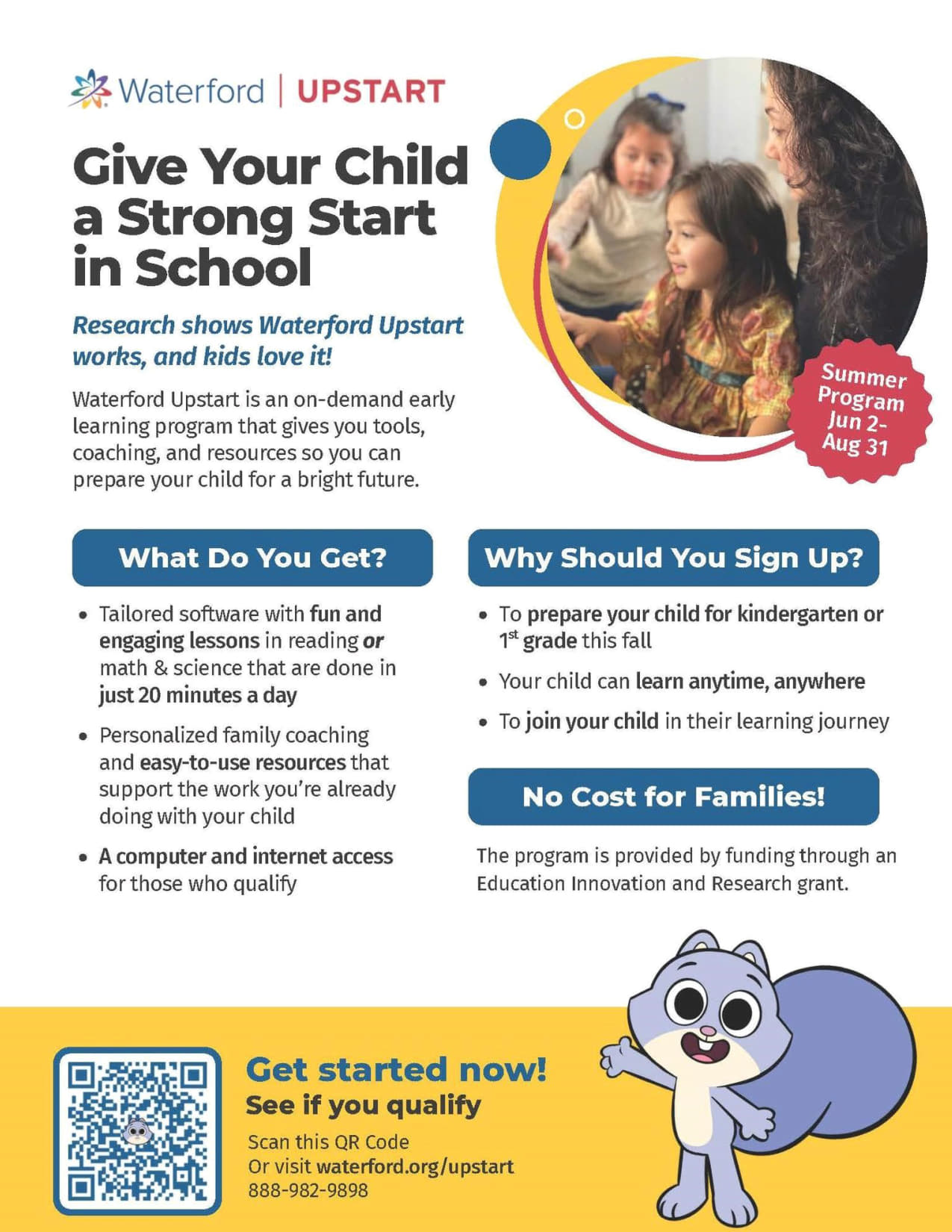 Waterford Upstart Summer Learning Program - Jun. 2