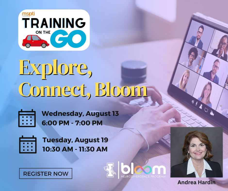 Explore, Connect, Bloom — Virtual Training Series - Aug. 13