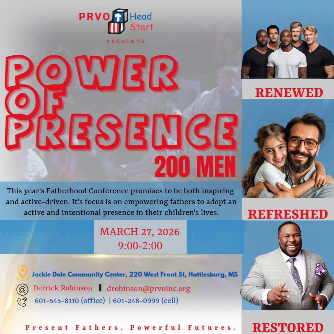 Power of Presence: 200 Men Fatherhood Conference - Mar. 27