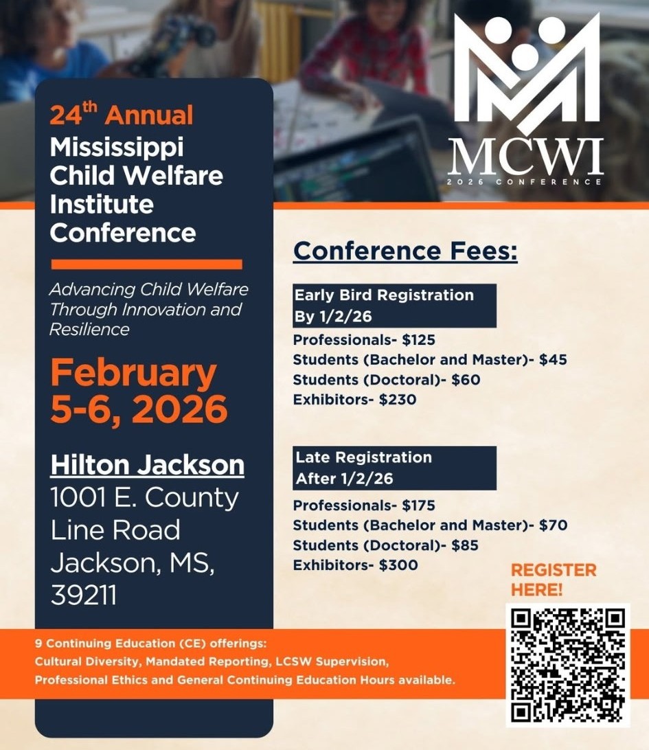 Mississippi Child Welfare Institute Conference - Feb. 5 - 6